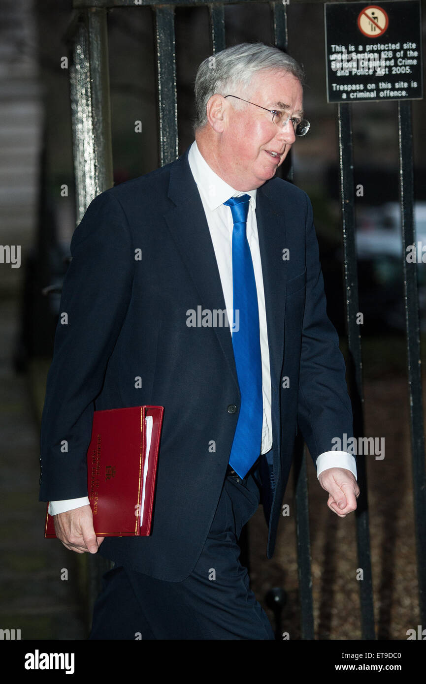 Politicians arrive for a Cabinet meeting at 10 Downing Street ...