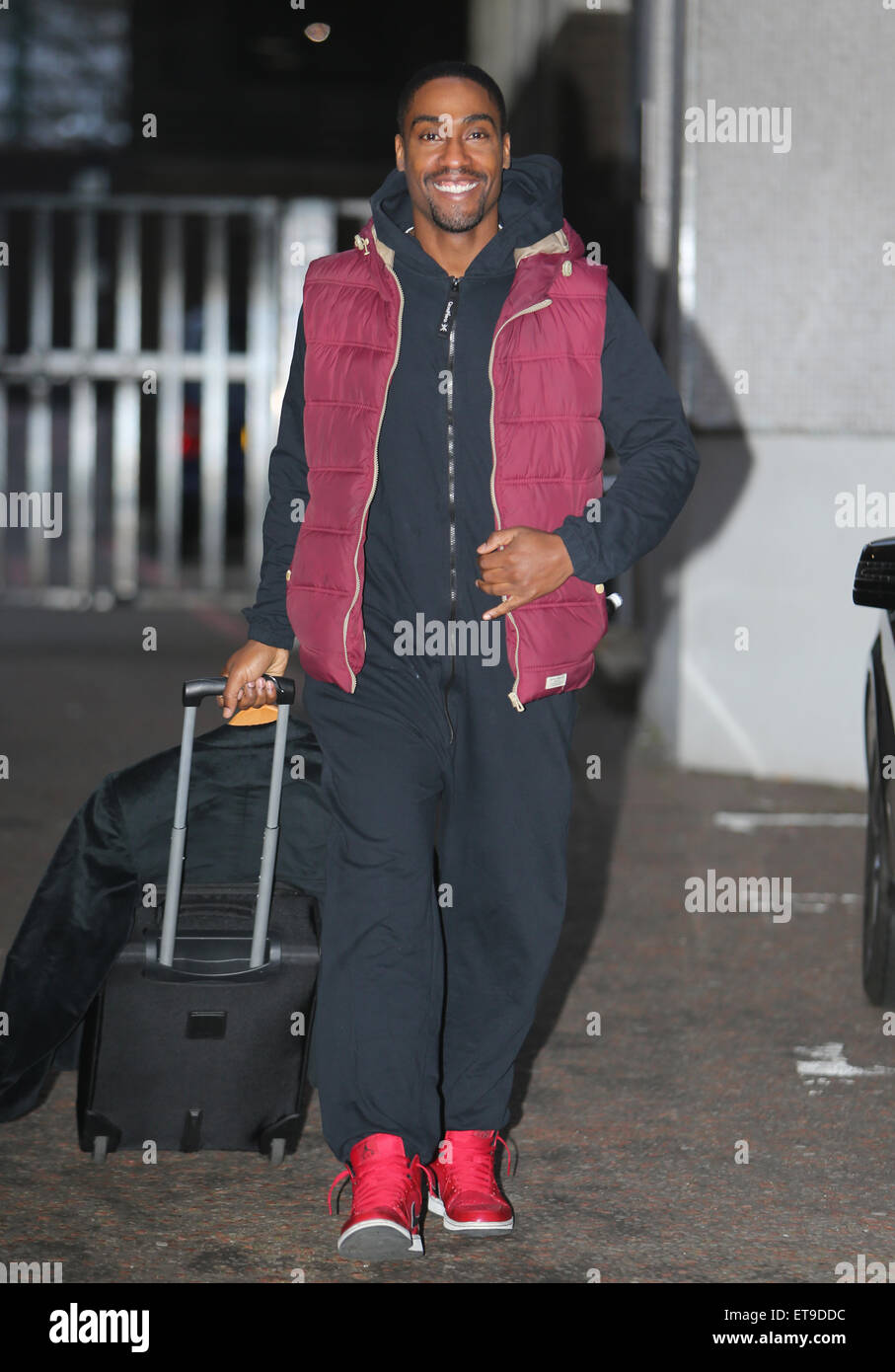 Members of boyband Blue outside the ITV studios Featuring: Blue, Simon ...