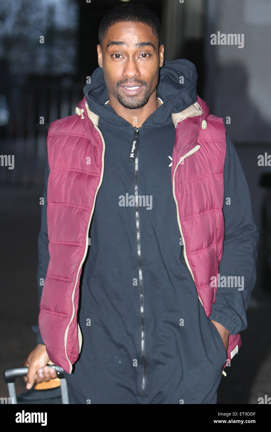Members of boyband Blue outside the ITV studios Featuring: Blue, Simon ...