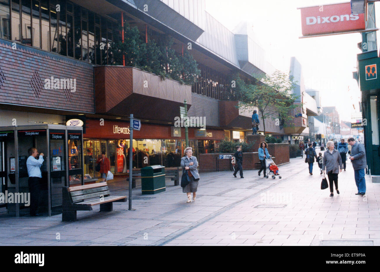 Cleveland Shopping Centre, Middlesbrough, 28th November 1994 Stock ...