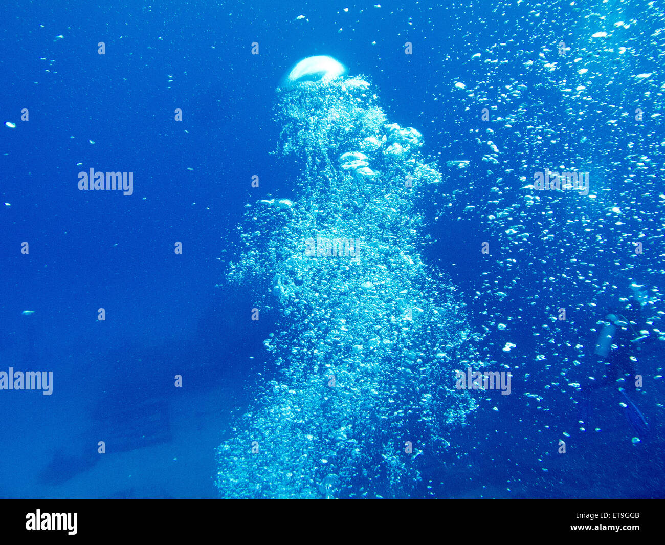 Air bubbles underwater rising hi-res stock photography and images - Alamy