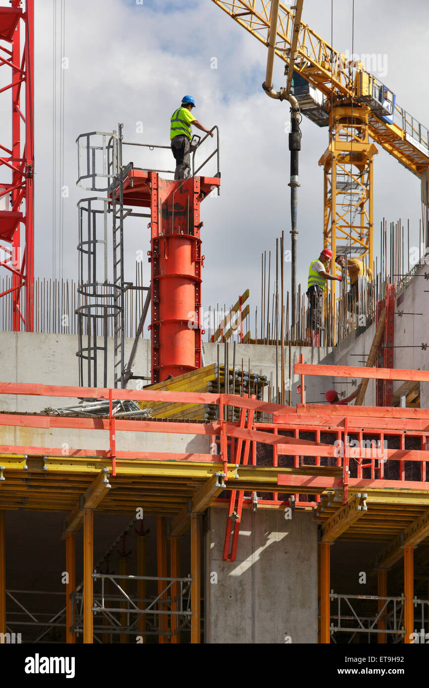 Berlin, Germany, construction work on the building site Berlin City ...