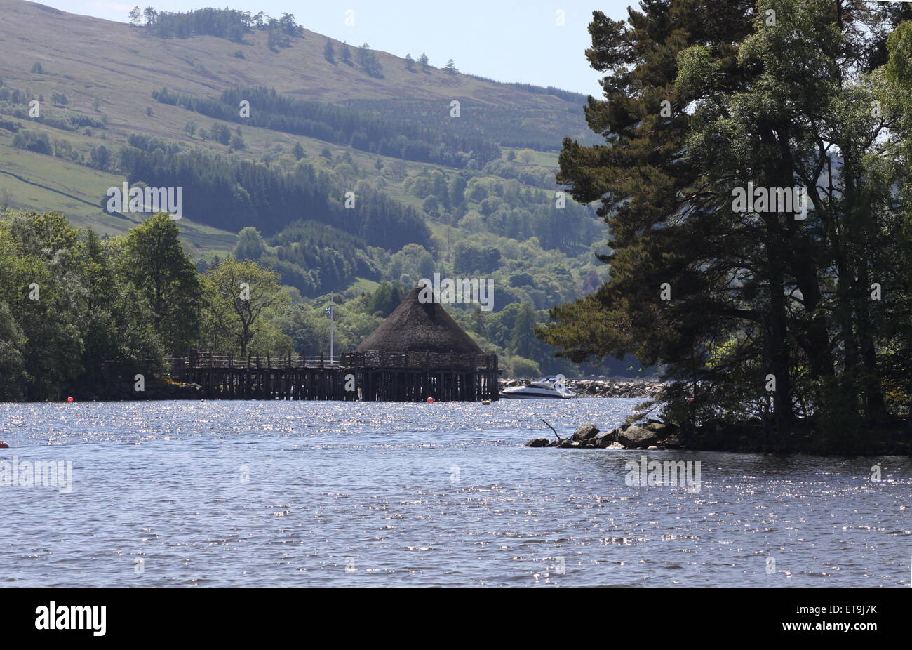 Scottish Crannog Centre and Loch Tay Scotland June 2015 Stock Photo - Alamy