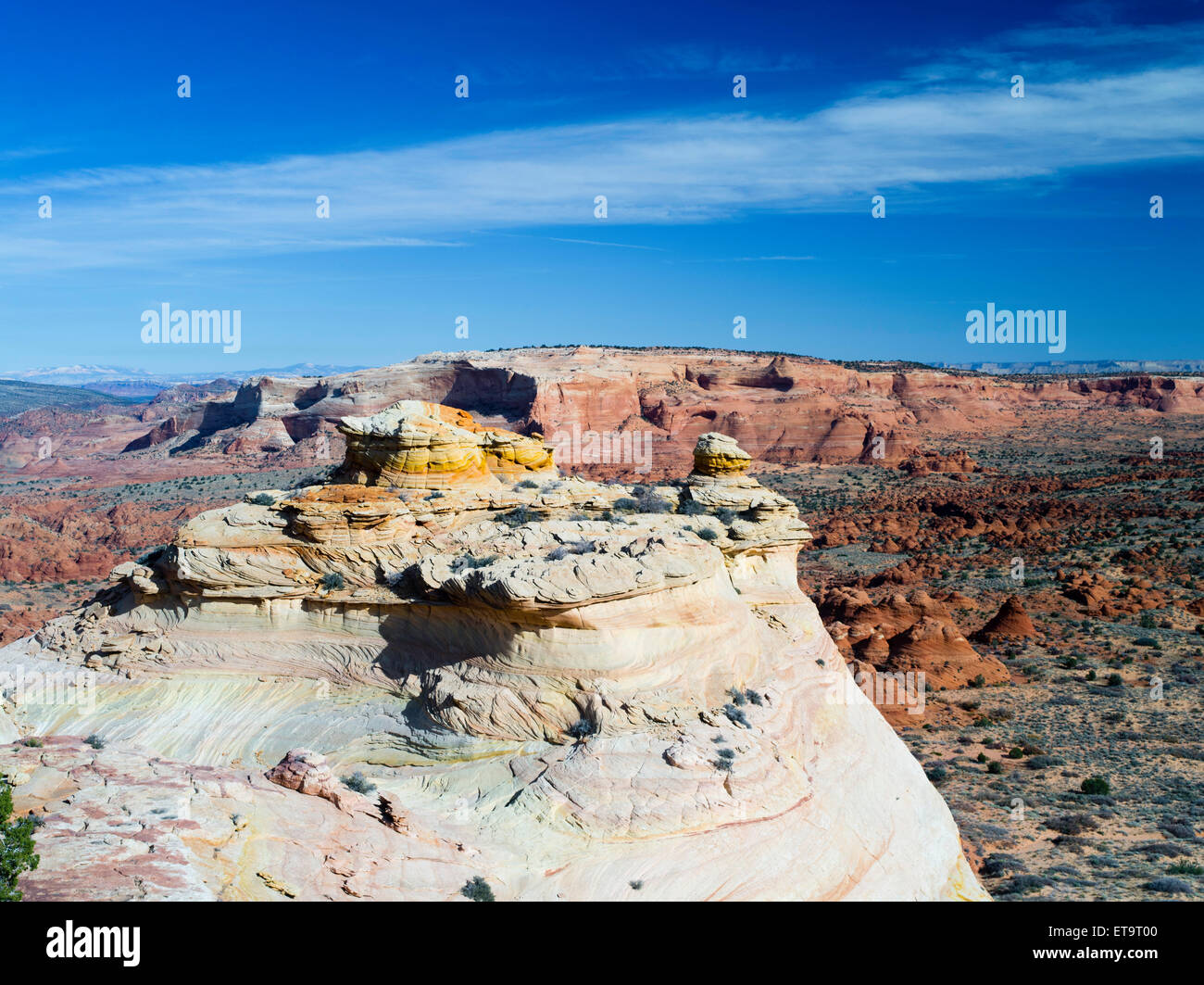 Looking northward from Top Rock Arch. Scene from the beautiful ...