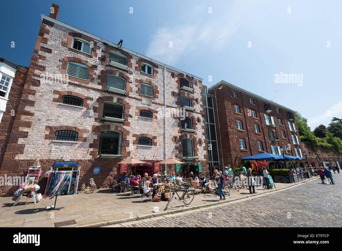 The Quay, Exeter, Devon, UK Stock Photo - Alamy
