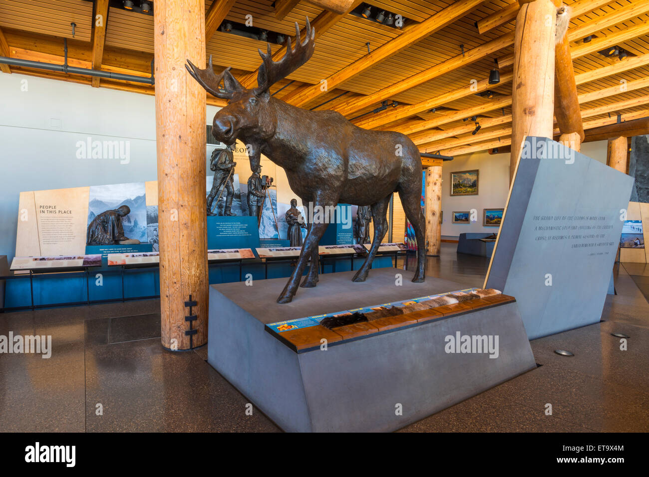Moose visitor center hi-res stock photography and images - Alamy