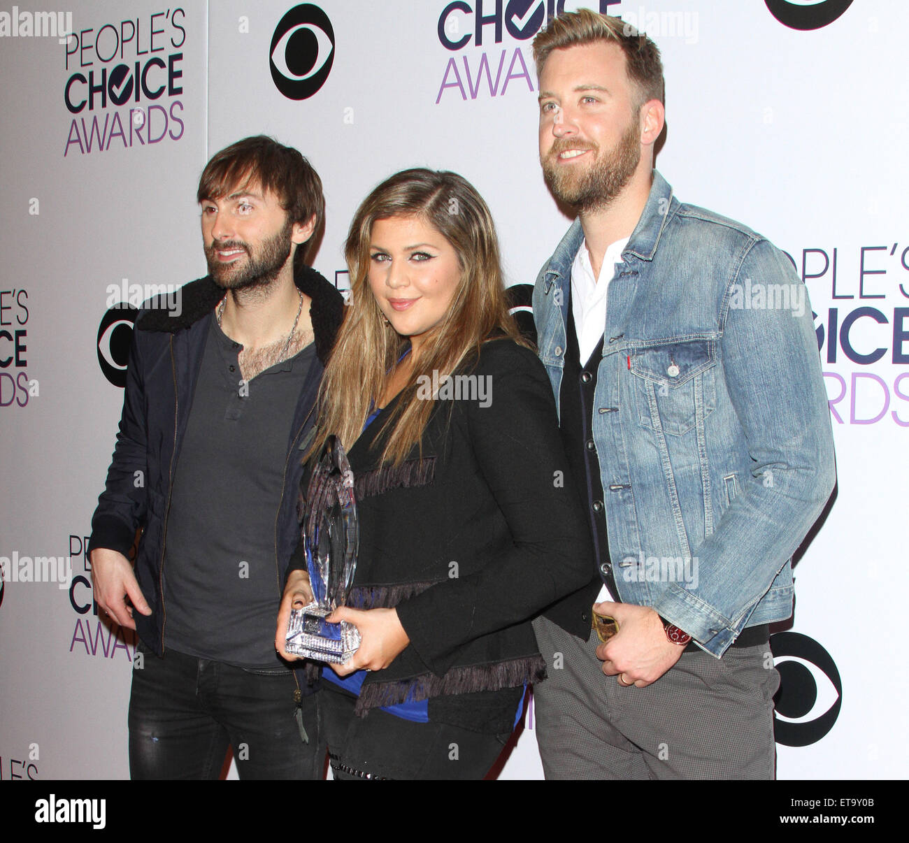 People's Choice Awards 2015 Press Room held at the Nokia Theatre L.A ...