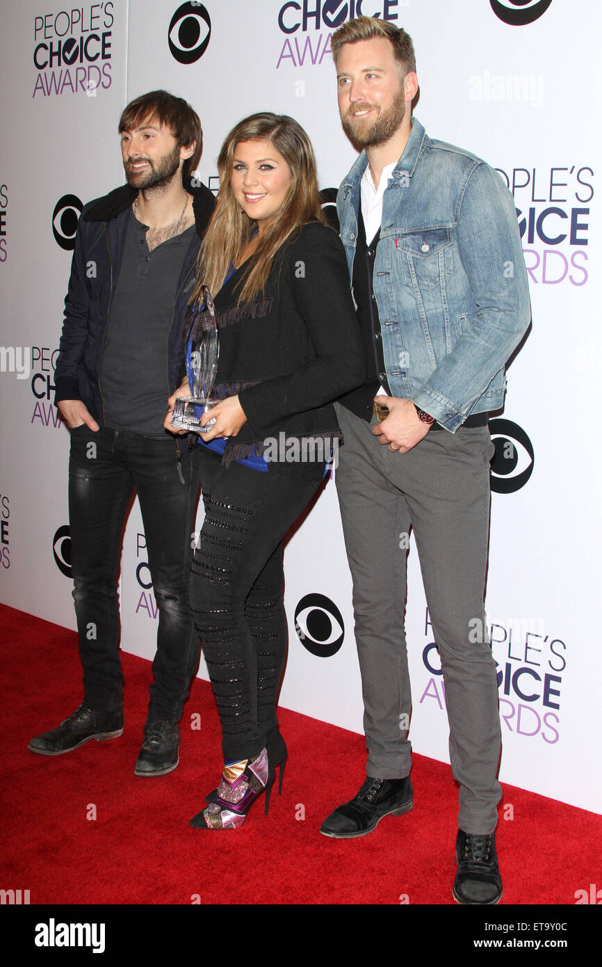 People's Choice Awards 2015 Press Room held at the Nokia Theatre L.A ...