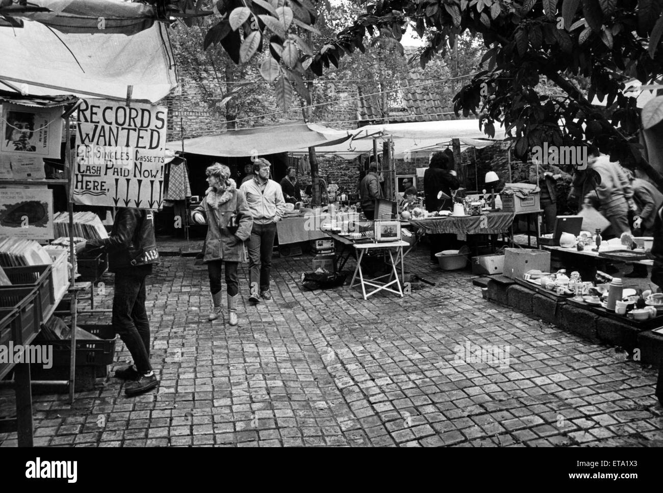Stockton Flea Market near the Georgian Theatre in the Green Dragon Yard ...