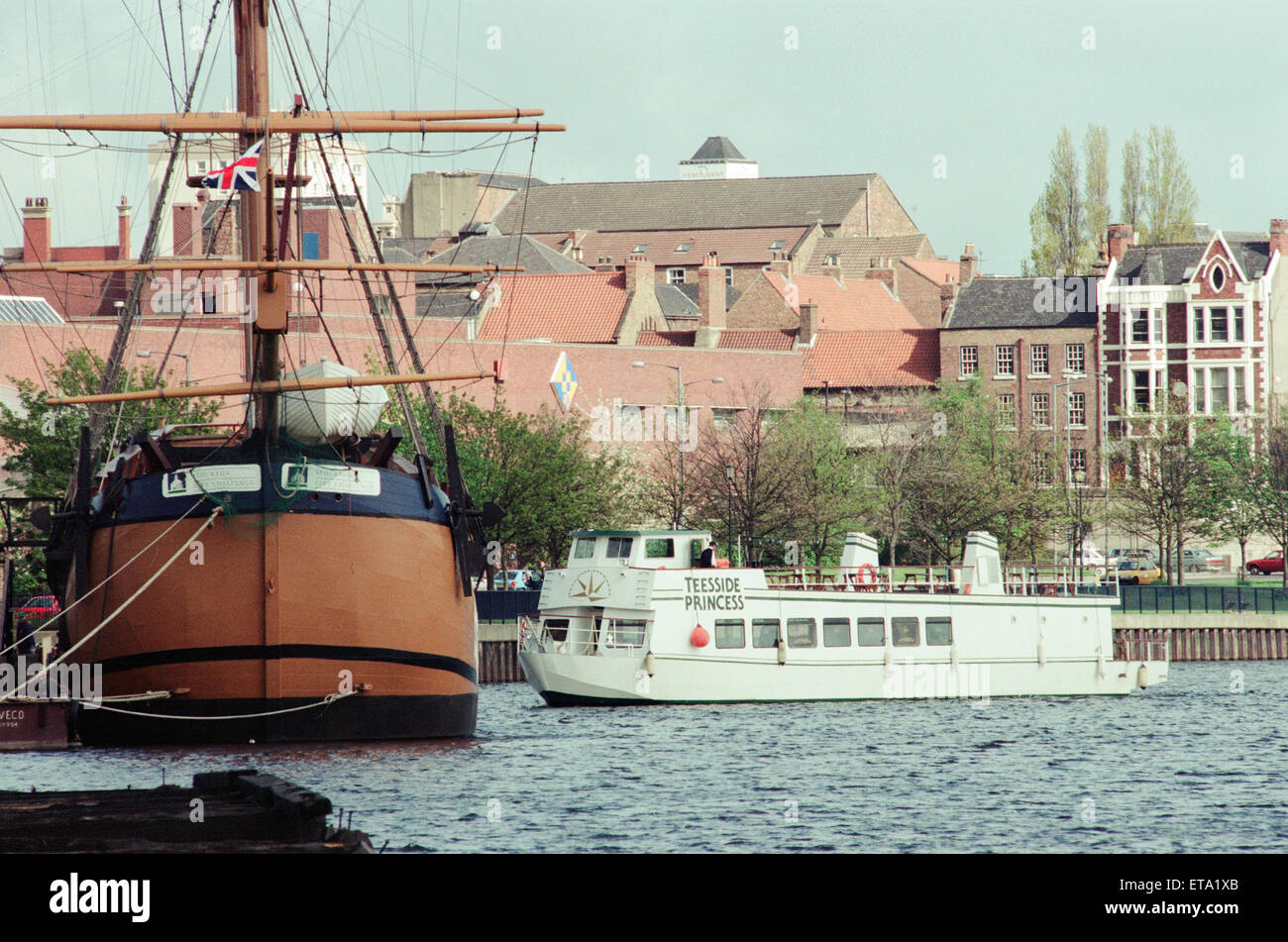 Teesside Princess, based on the River Tees at Stockton, maiden voyage ...