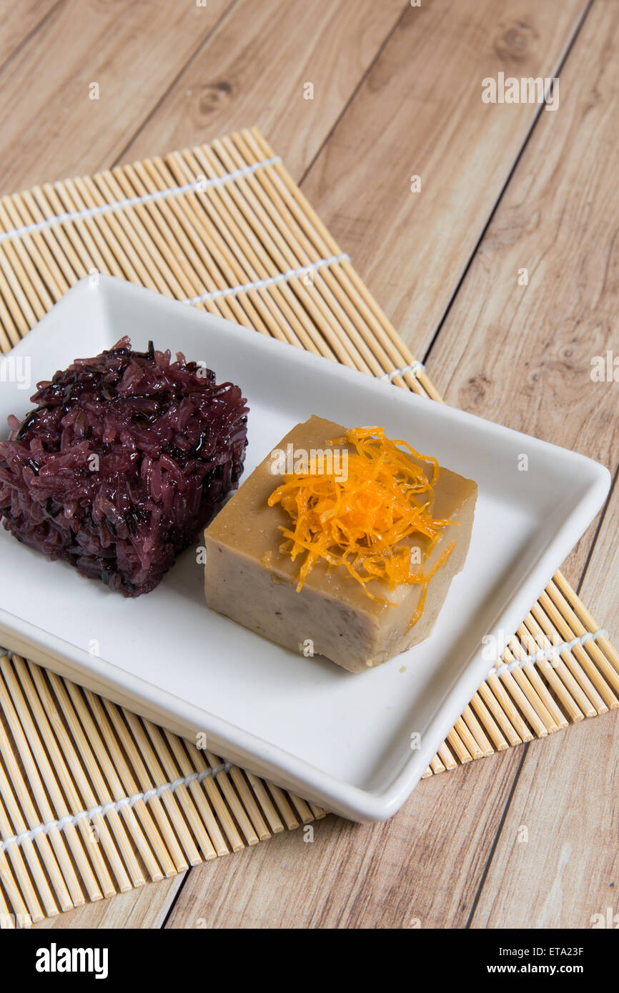 Thai Snack, Traditional Dessert Stock Photo - Alamy