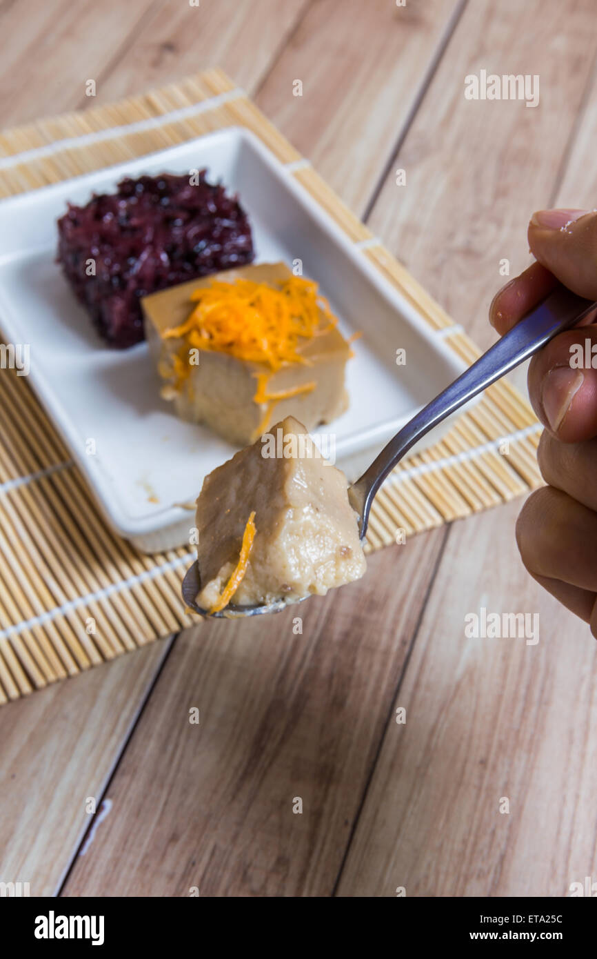 Thai Snack, Traditional Dessert Stock Photo - Alamy