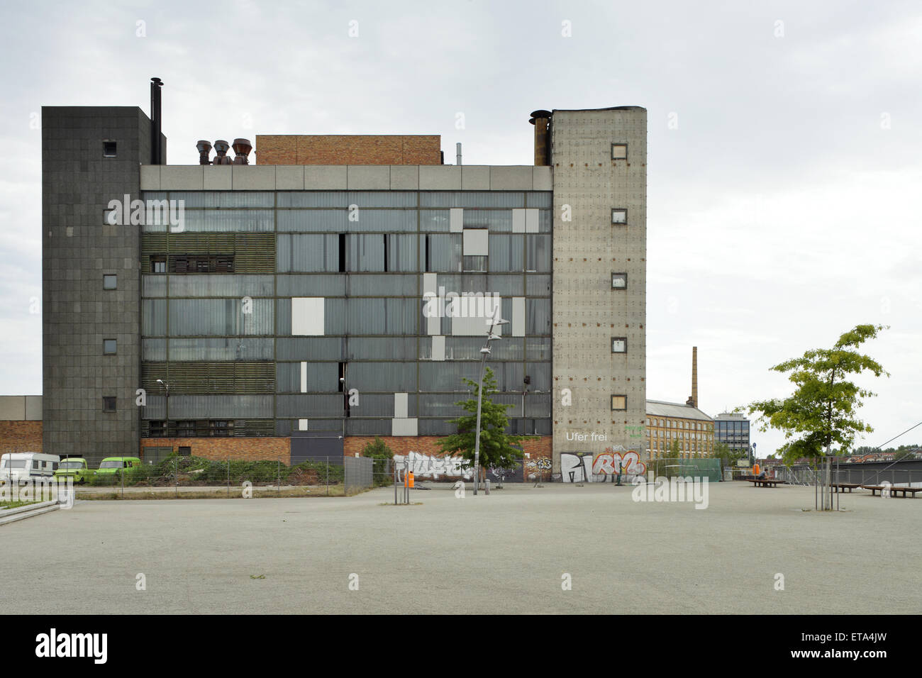 Berlin, Germany, old factory building in Berlin-Oberschoeneweide Stock ...