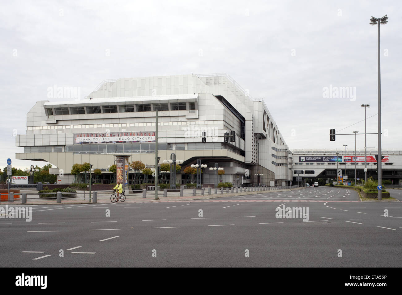 Berlin, Germany, overlooking the enclosed ICC Stock Photo - Alamy