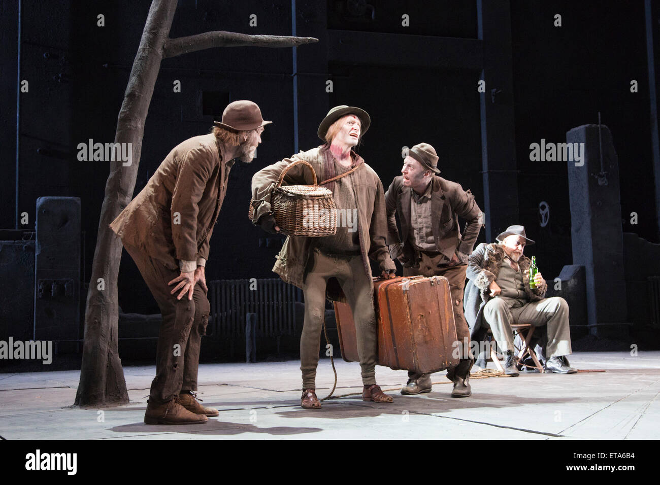 L-R: Hugo Weaving as Vladimir, Luke Mullins as Lucky, Richard Roxburgh ...