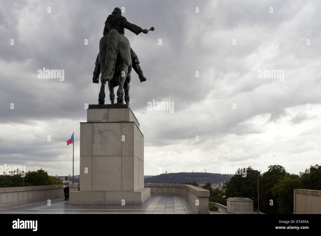 Prague, Czech Republic, National Memorial at Veitsberg Stock Photo - Alamy