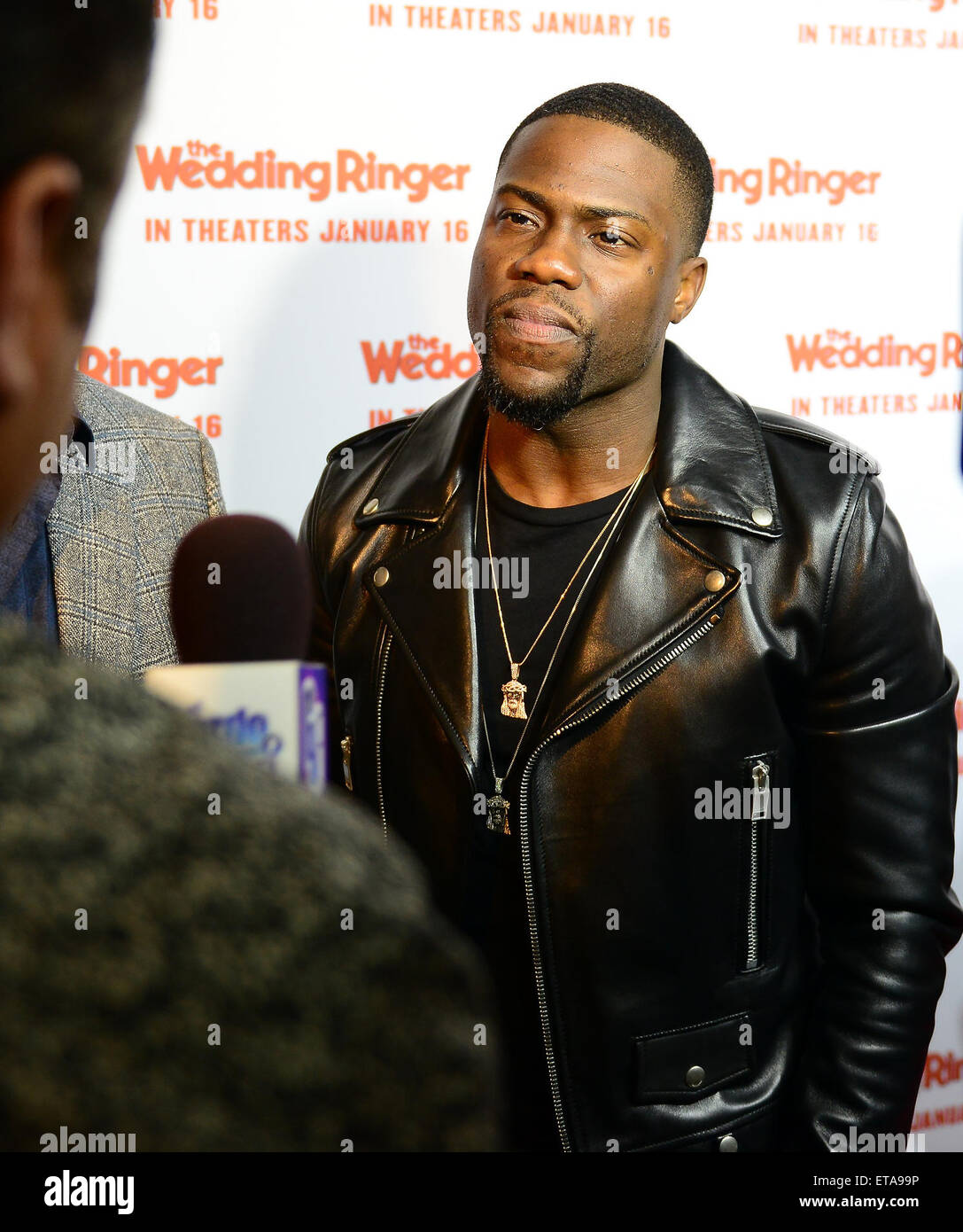 'The Wedding Ringer' screening at Regal South Beach Featuring: Kevin ...