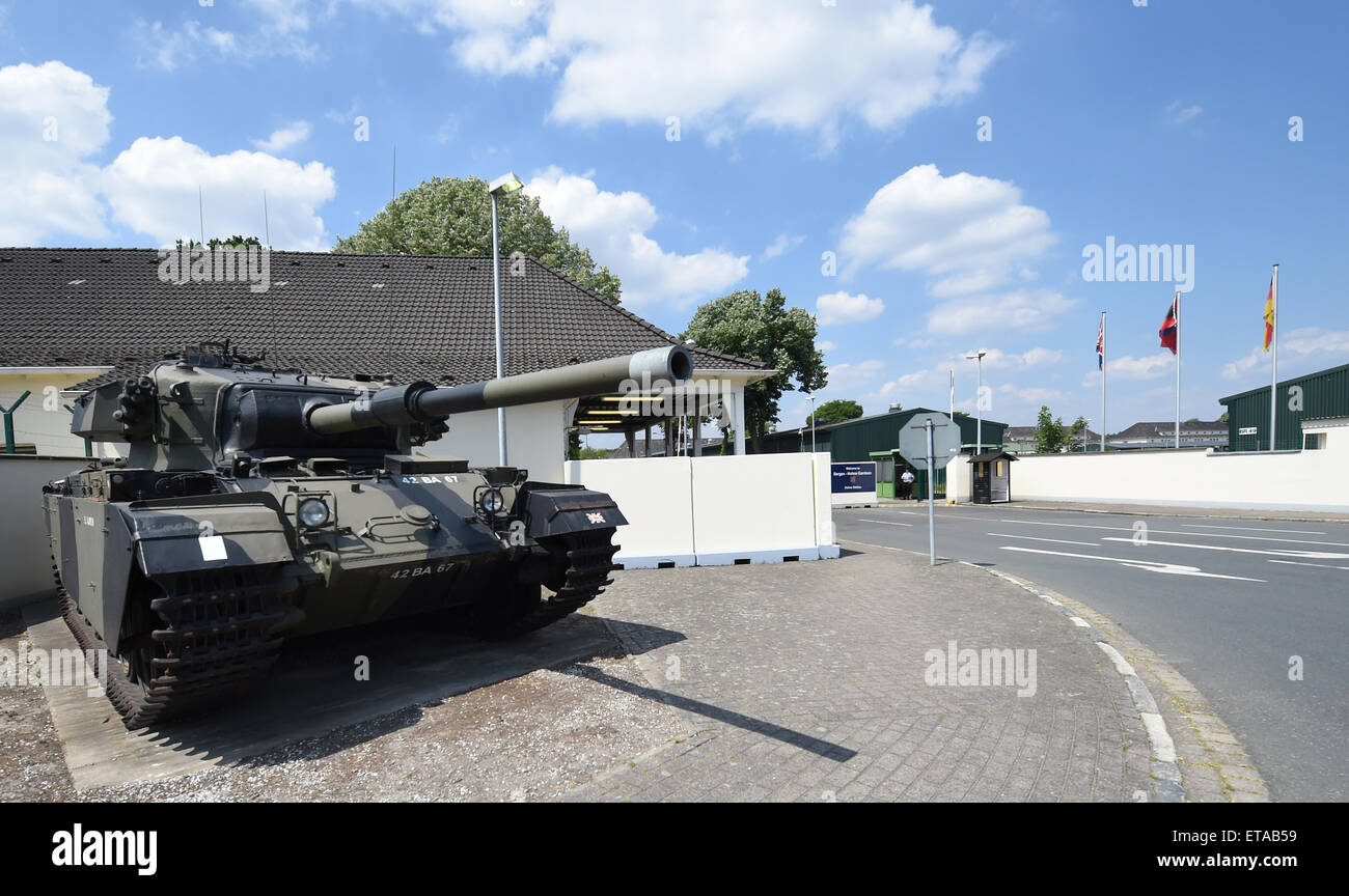 Bergen-Hohne, Germany. 12th June, 2015. A tank next to the "Hohne ...