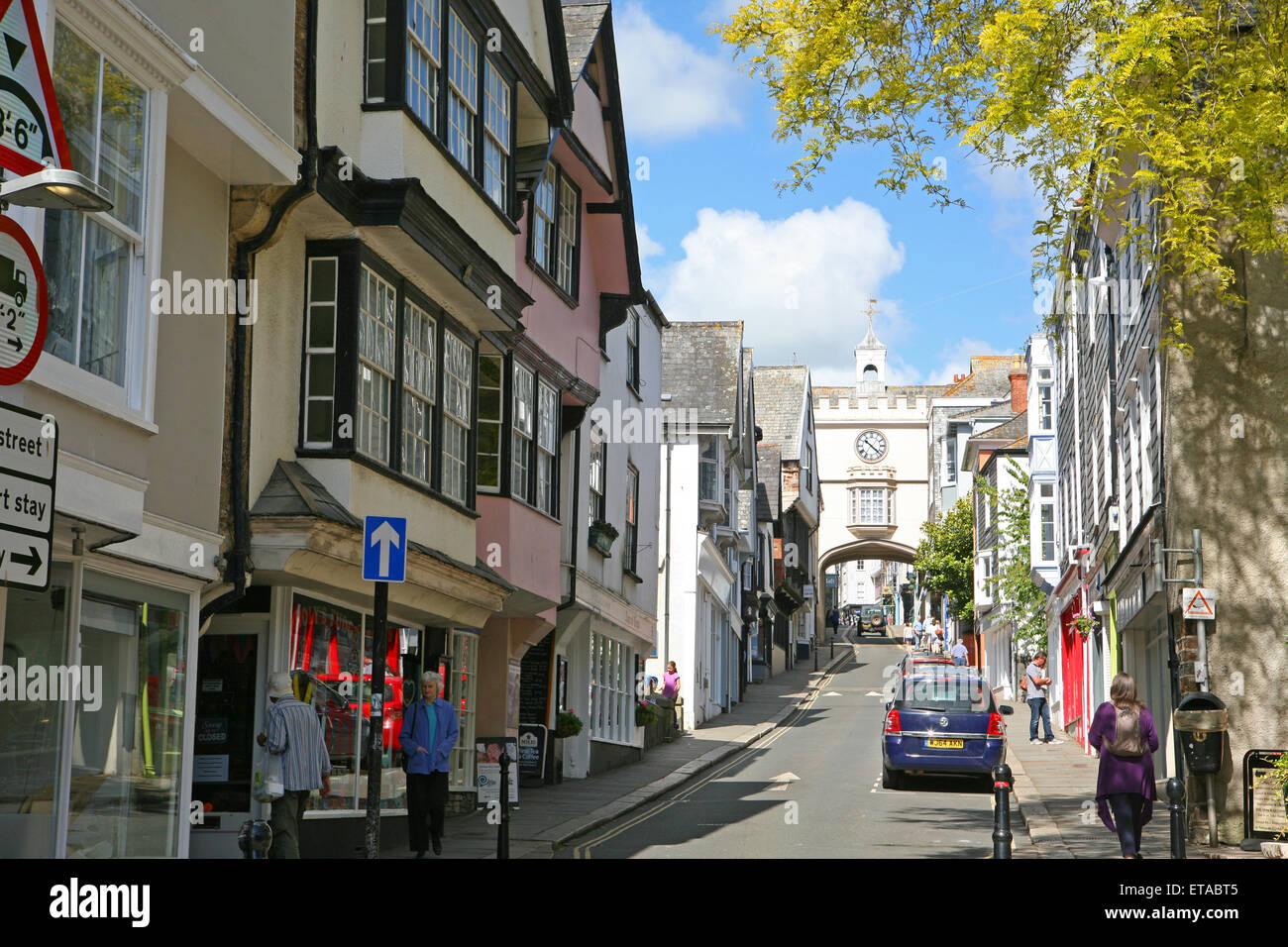 Totnes Devon England Stock Photo - Alamy