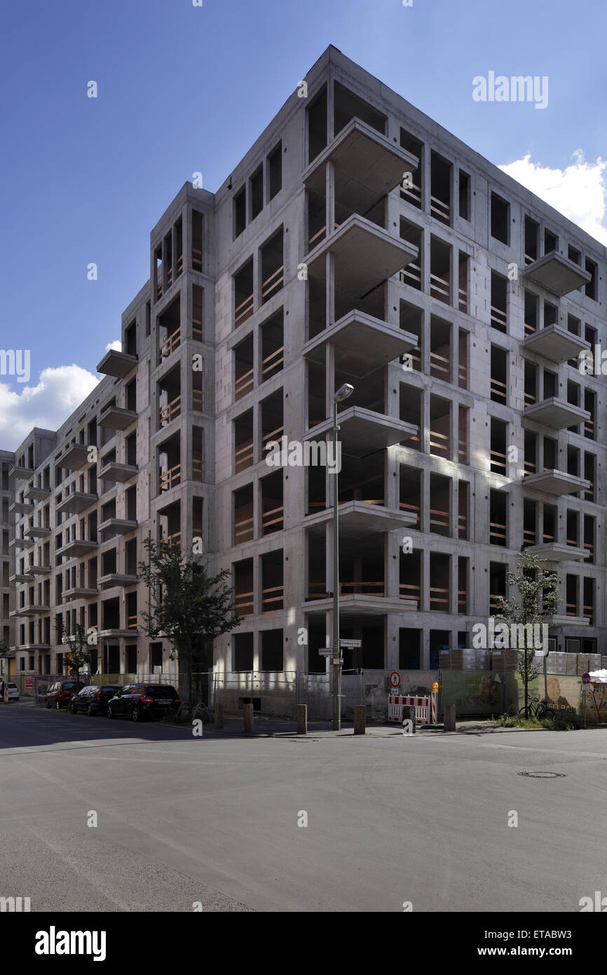 Berlin, Germany, construction site for the new building project in ...