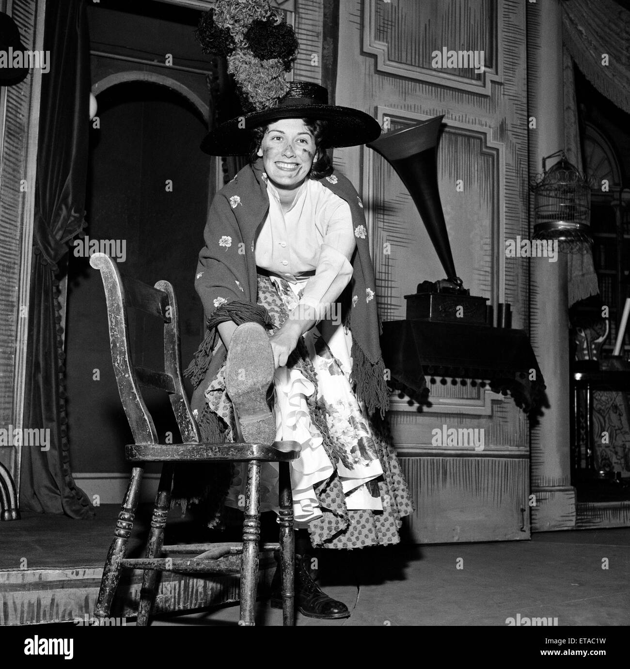 Anne Rogers as Eliza Doolittle in 'My Fair Lady'. Anne Rogers was born ...