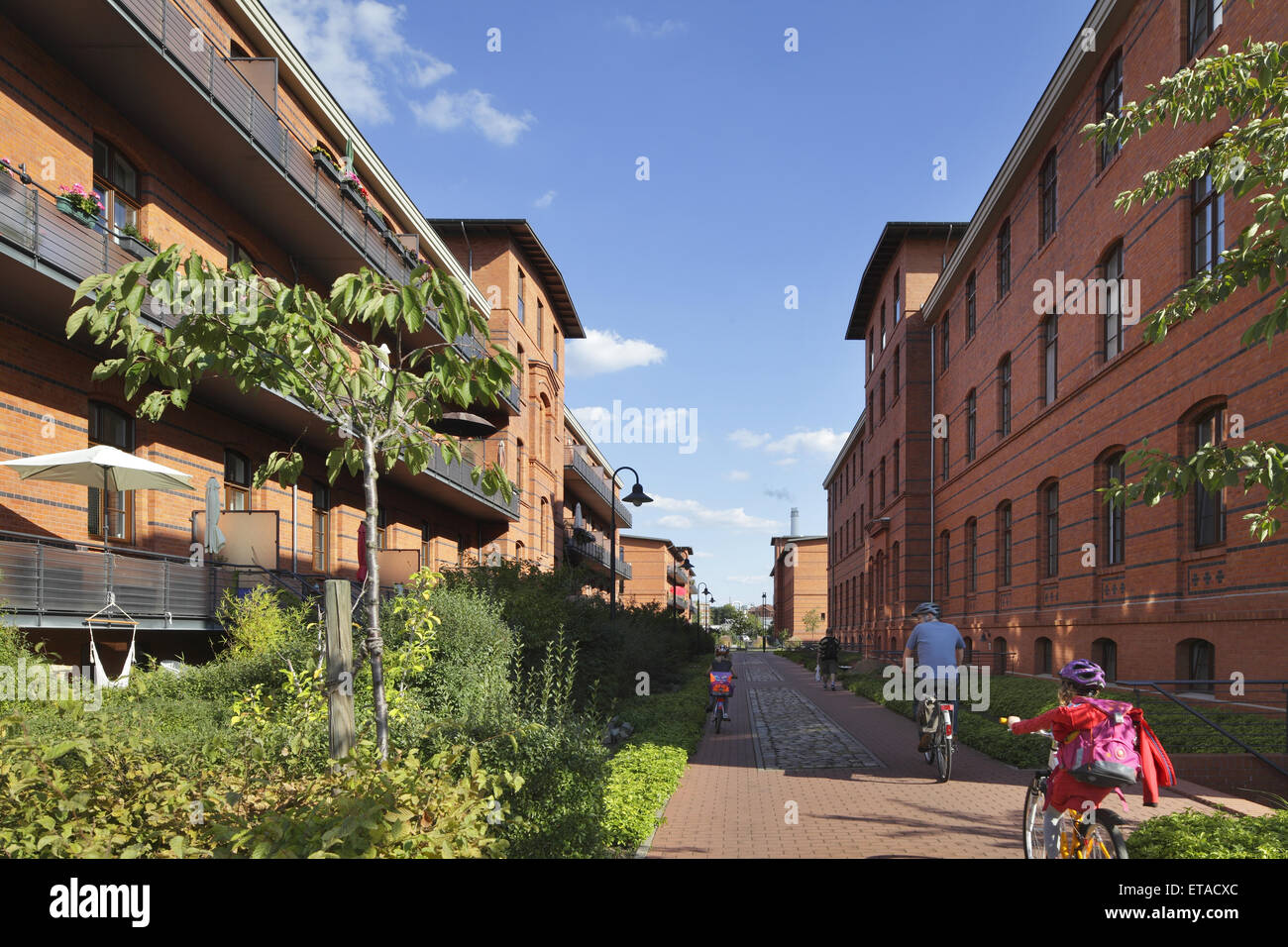 Berlin, Germany, Housing Development in the former city workhouse ...
