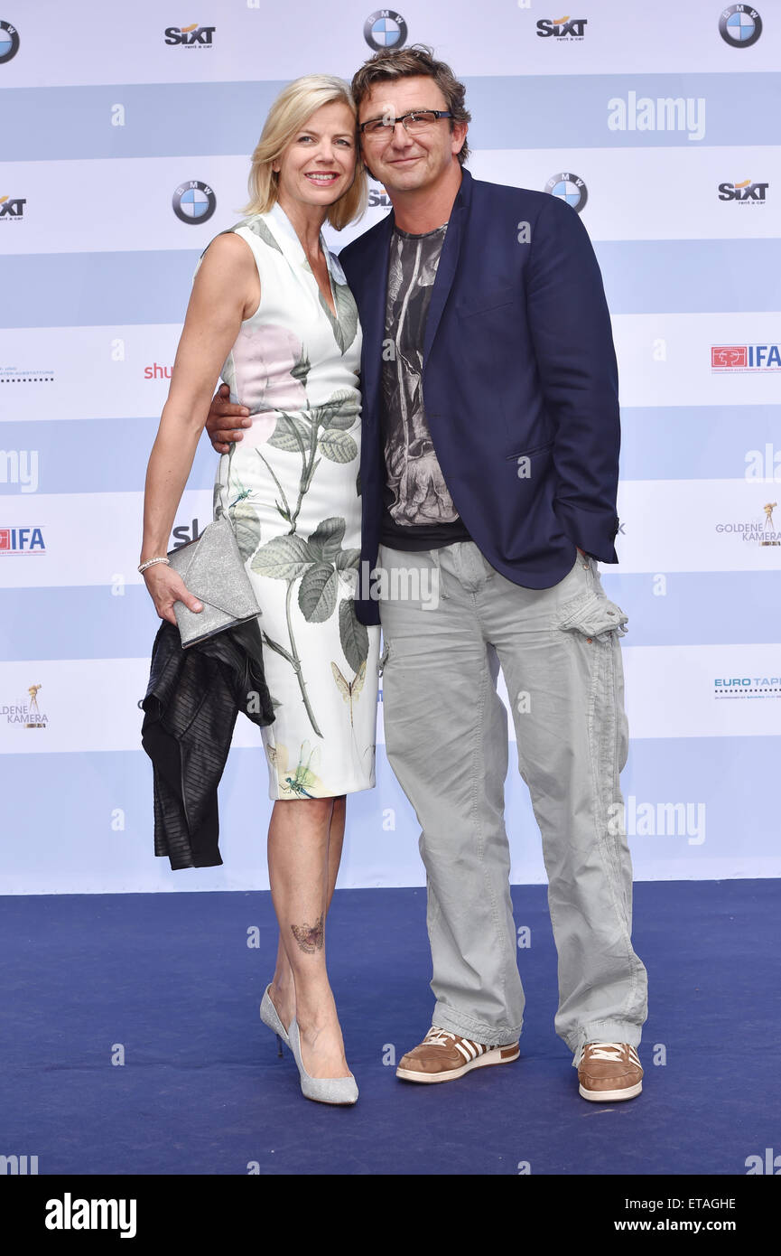 Berlin, Germany. 11th June, 2015. Susanne and Hans Sigl pose at the ...