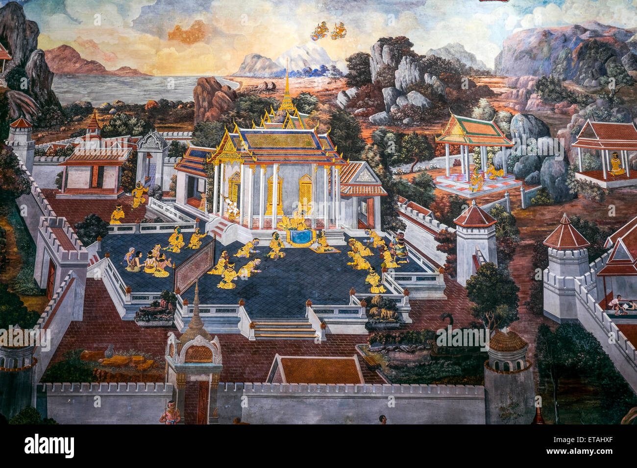 Bangkok Kings Palace Ancient Temple High Resolution Stock Photography ...