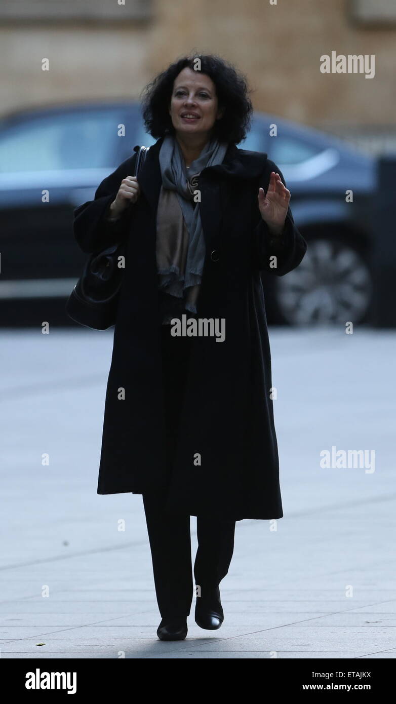 Sylvie Bermann arriving at The BBC for The Andrew Marr Show Featuring ...