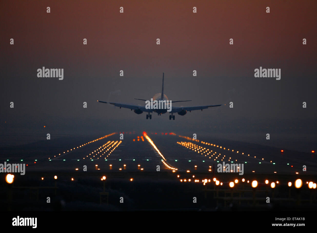 Aircraft take off and land at London's Gatwick Airport. Picture by ...