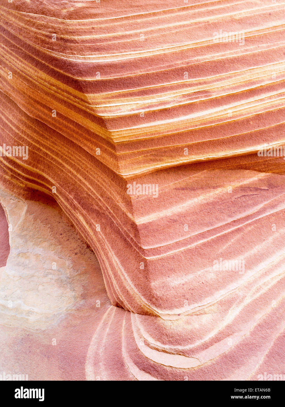 Scene from the beautiful geological formation of colorful folded ...