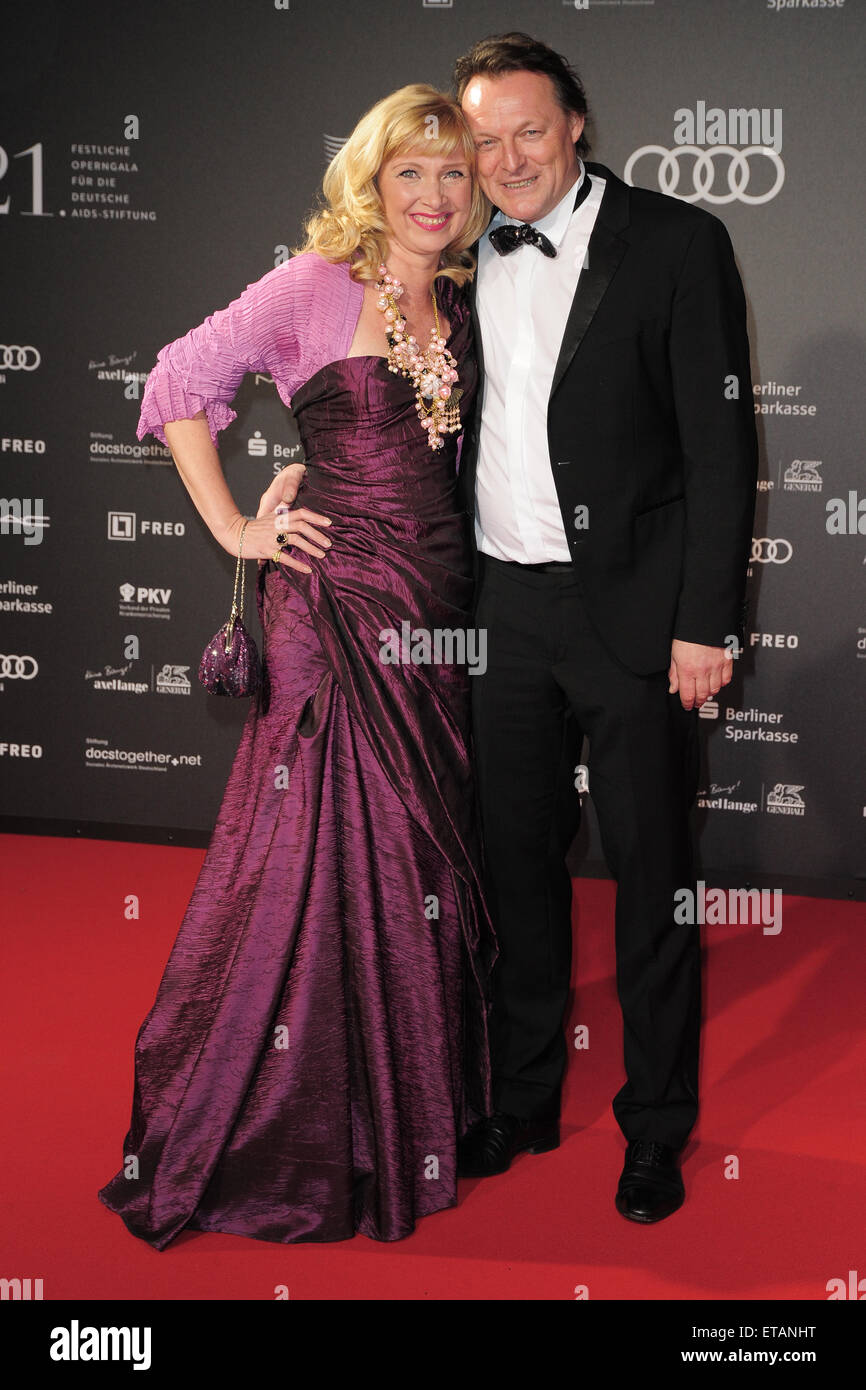 Celebrities attending the 21st Aids Gala at Deutsche Oper Berlin ...