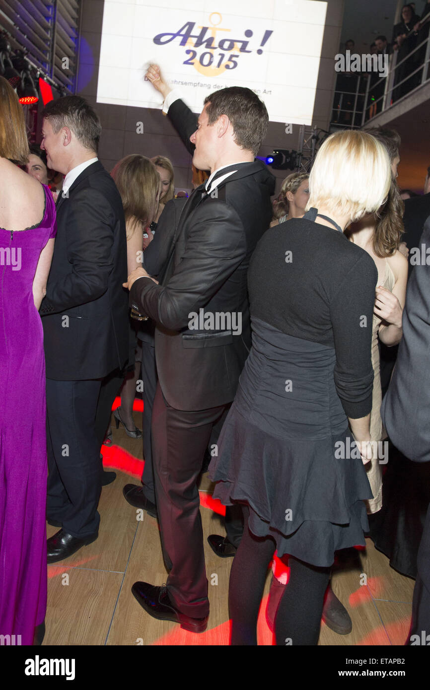 Ahoi New Year's Party at Edel building Featuring: Alexander Bommes ...