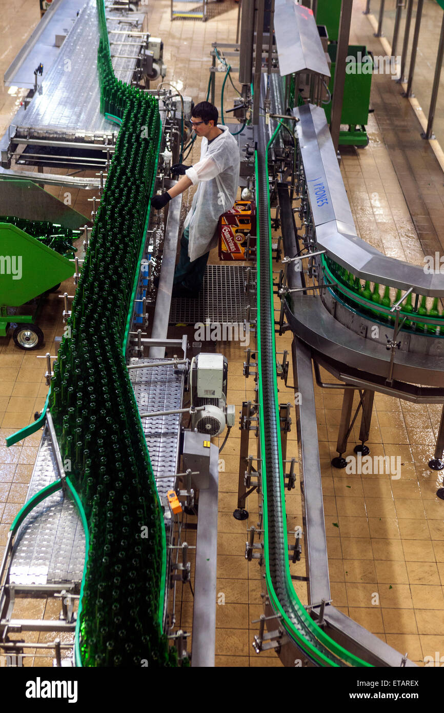 Pilsner Urquell Brewery Czech Republic Pilsen Production line brewery ...