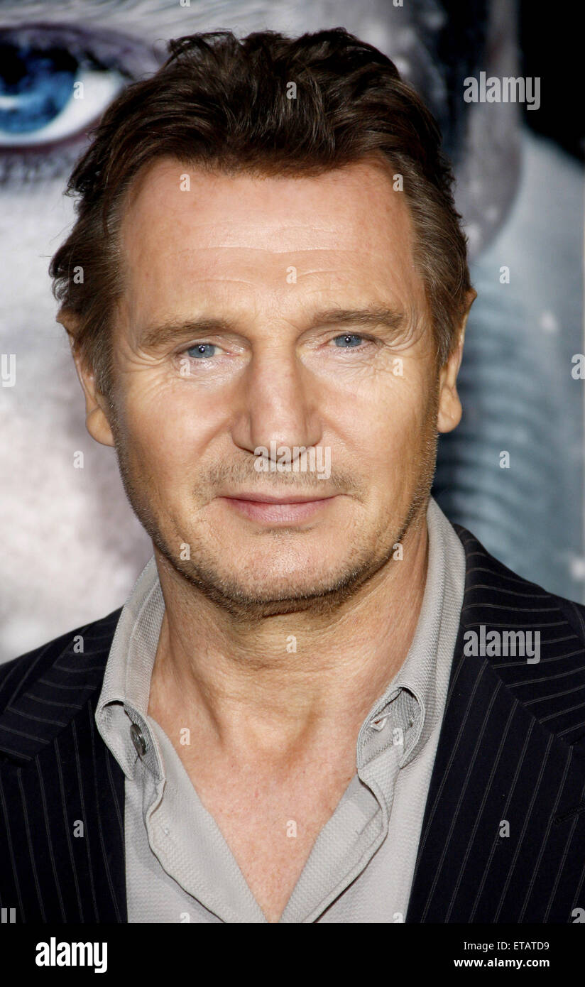 Liam Neeson at the Los Angeles premiere of 'The Grey' held at the Regal ...
