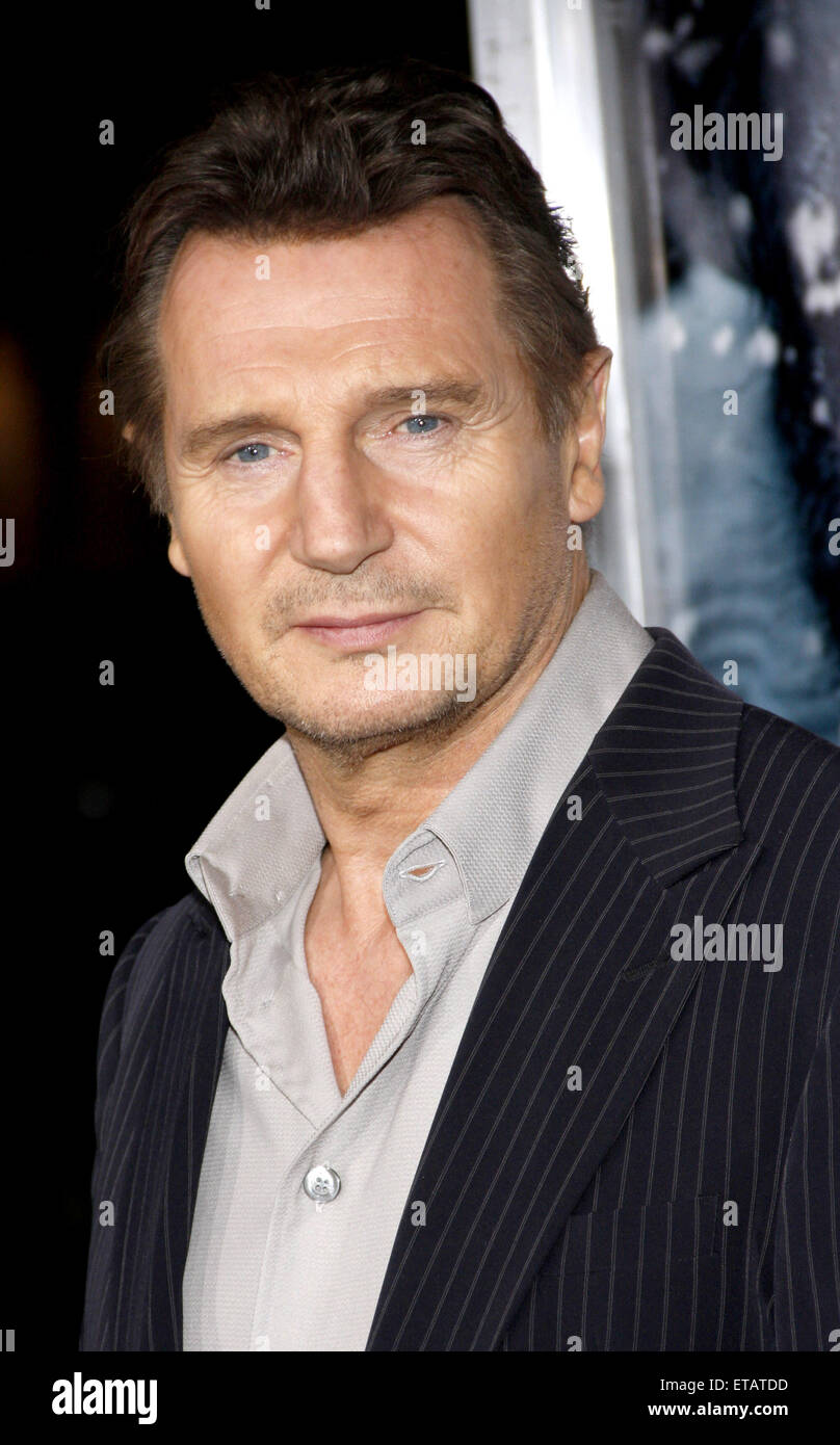 Liam Neeson at the Los Angeles premiere of 'The Grey' held at the Regal ...