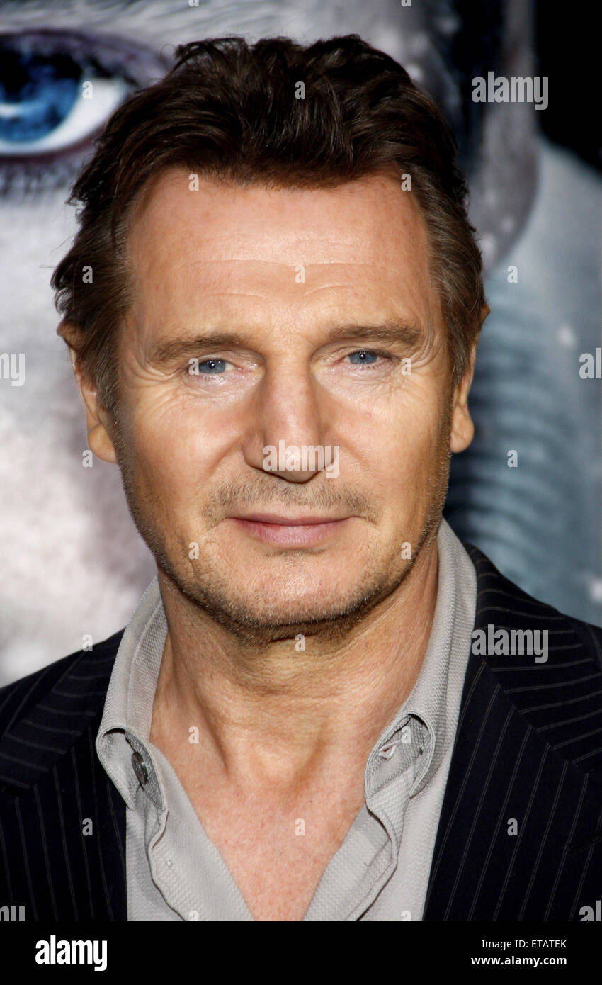 Liam Neeson at the Los Angeles premiere of 'The Grey' held at the Regal ...