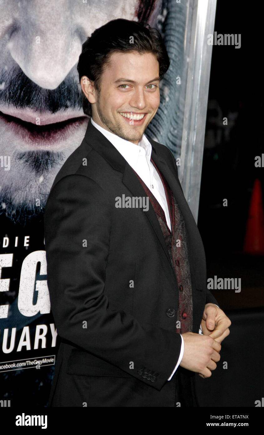 Jackson Rathbone at the Los Angeles premiere of 'The Grey' held at the ...