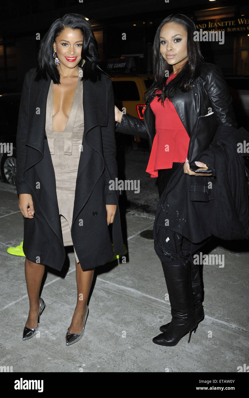 Celebrities leave WWHL in New York Featuring: Claudia Jordan, Demetria ...