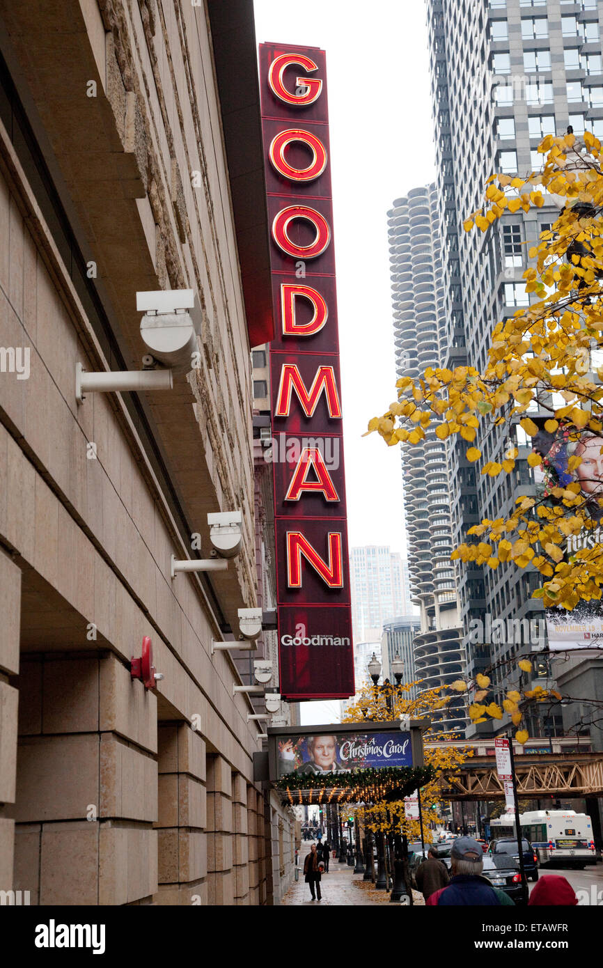 Chicago illinois goodman theatre hi-res stock photography and images ...
