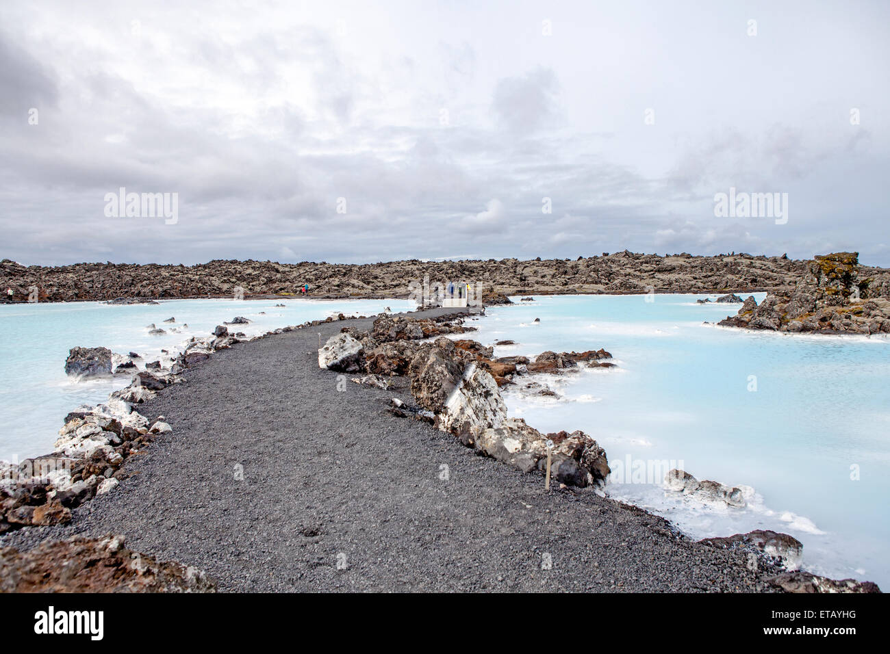The lagoon is a man-made lagoon which is fed by the water output of the ...