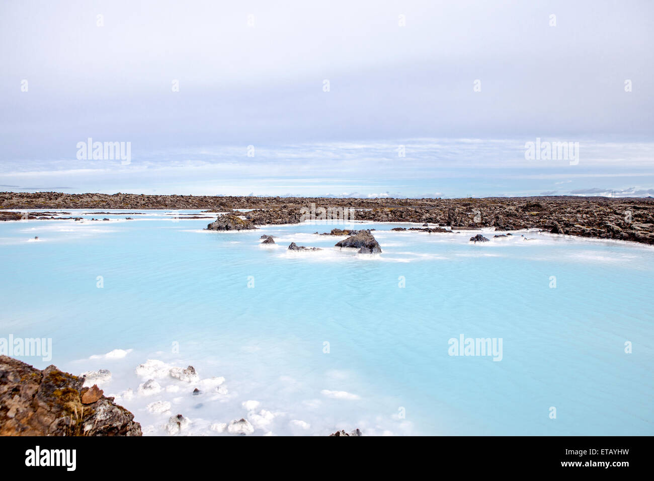 The lagoon is a man-made lagoon which is fed by the water output of the ...