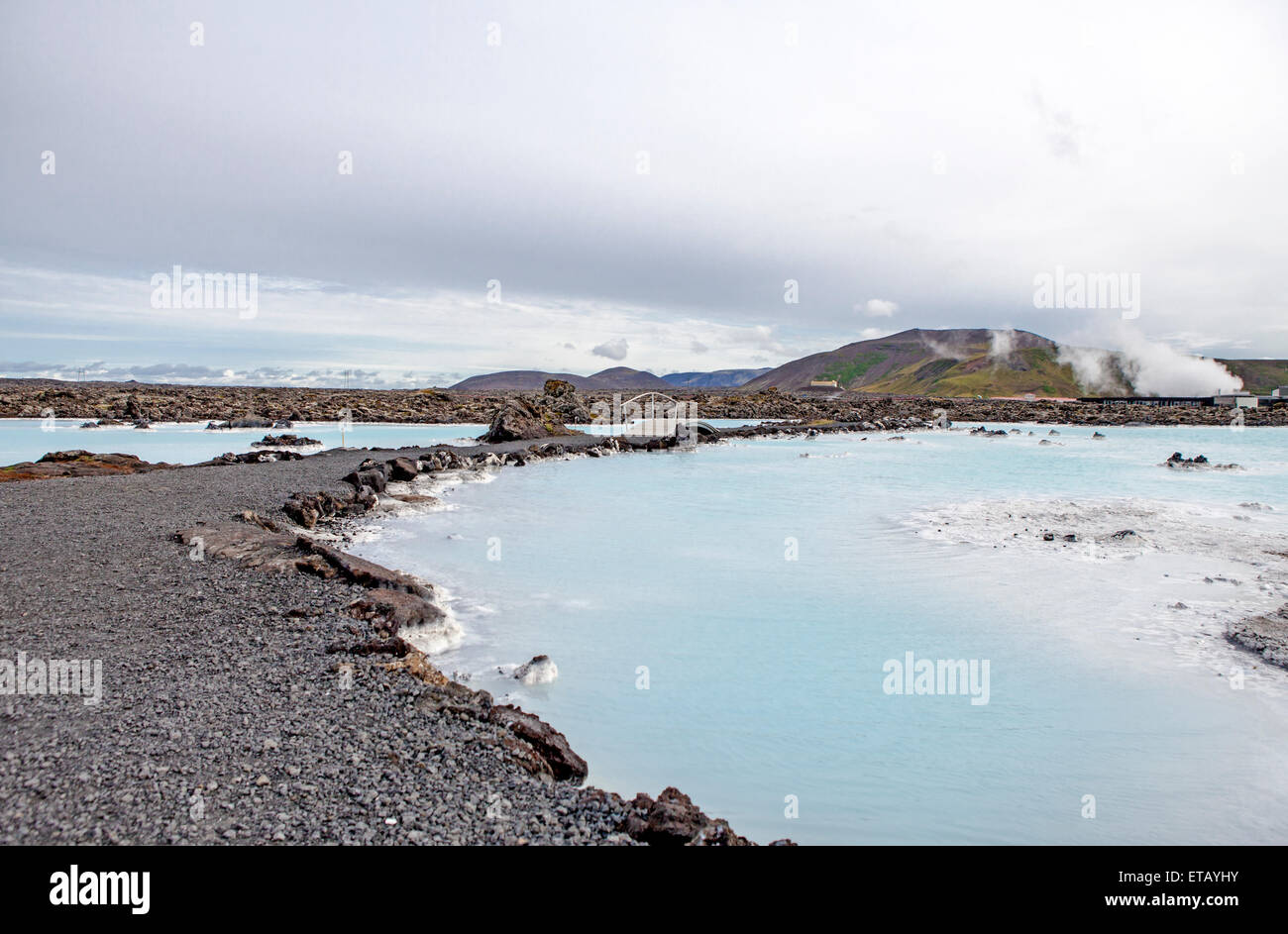 The lagoon is a man-made lagoon which is fed by the water output of the ...
