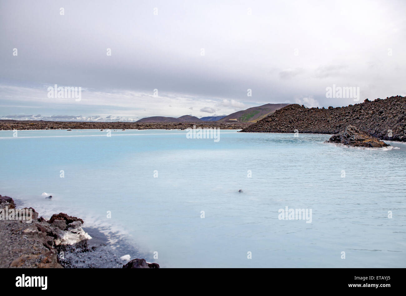 The lagoon is a man-made lagoon which is fed by the water output of the ...