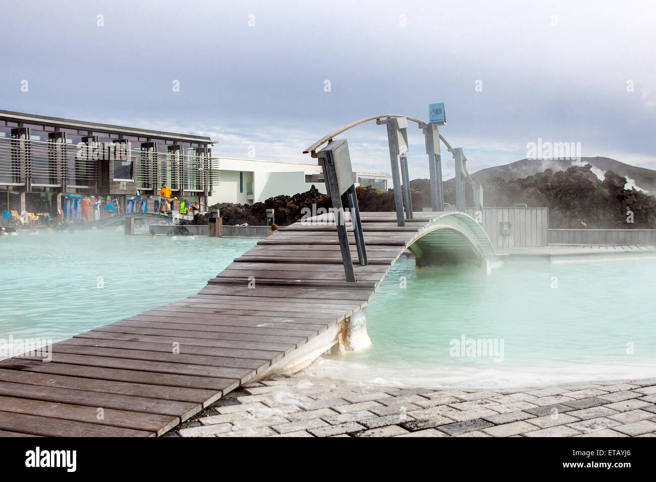 Blue lagoon iceland man made pool hi-res stock photography and images ...