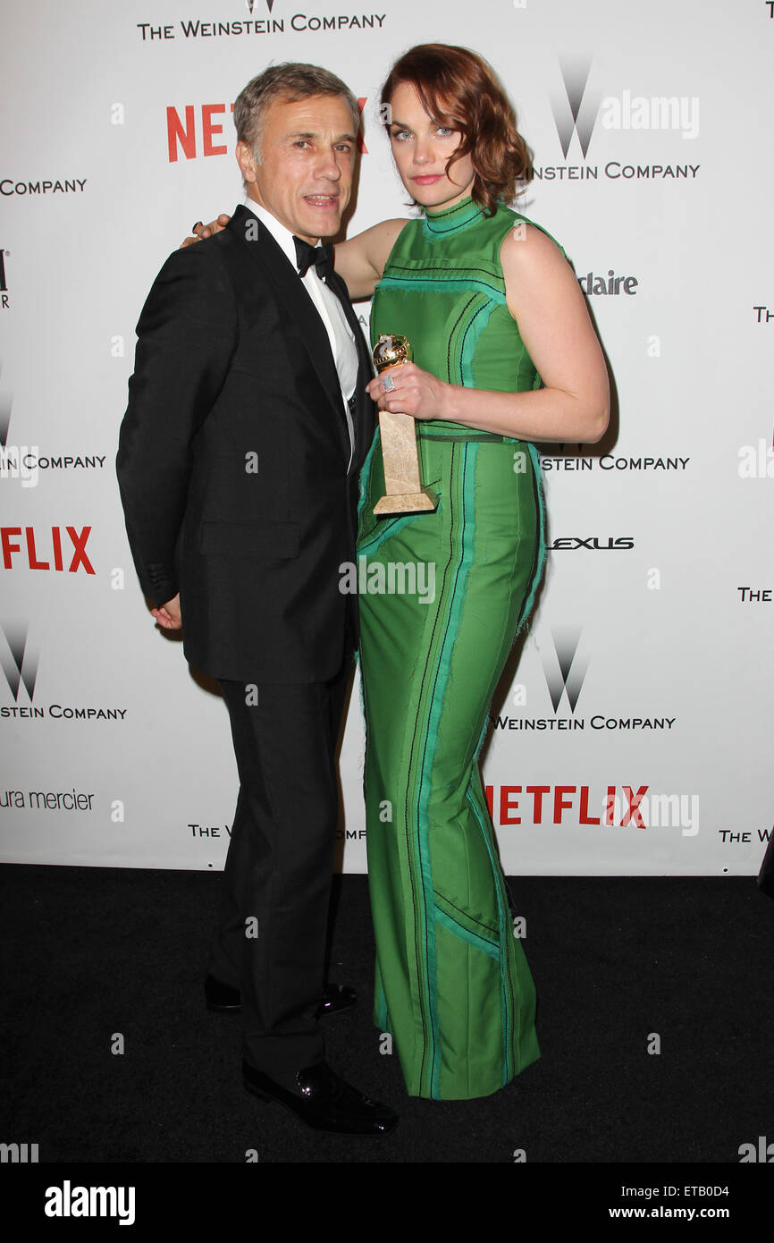 2015 Weinstein Company and Netflix Golden Globes After Party at The Beverly Hilton Hotel ...