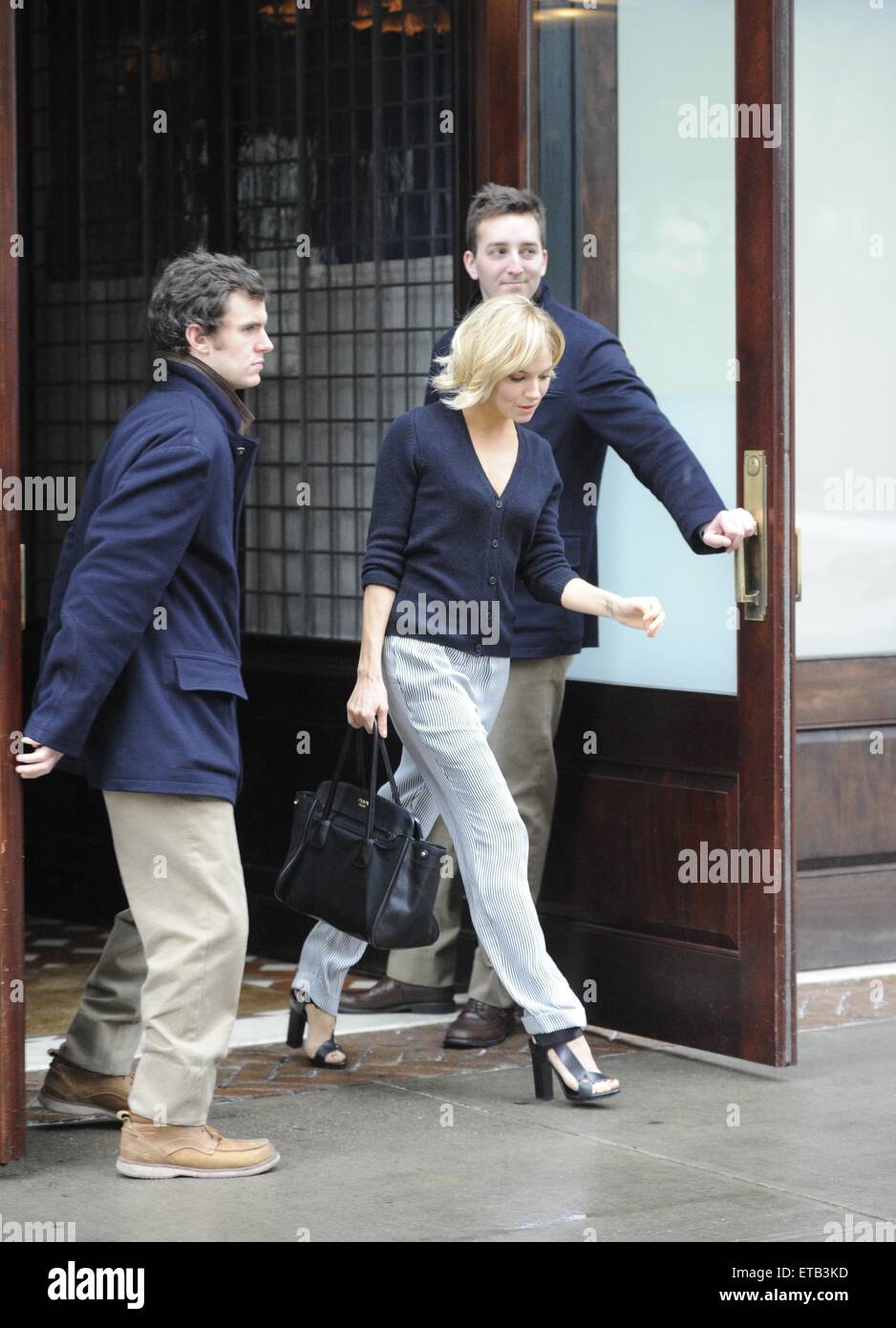 Sienna Miller leaving her hotel in New York Featuring: Sienna Miller ...