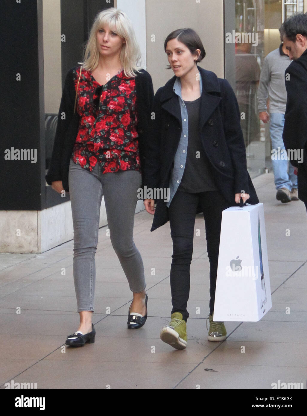 Singer, Sara Quin goes shopping at The Grove in Hollywood buying a new ...