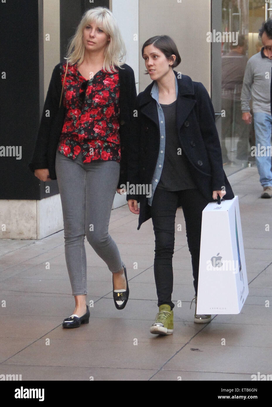 Singer, Sara Quin goes shopping at The Grove in Hollywood buying a new ...