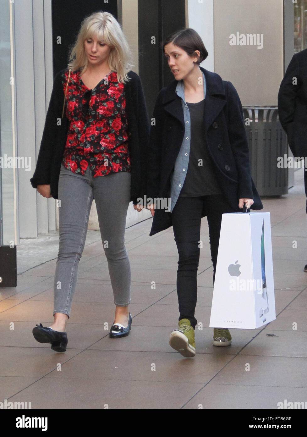 Singer, Sara Quin goes shopping at The Grove in Hollywood buying a new ...